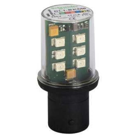 Harmony XVB - balise complète - feu fixe - orange - BA 15d 250V max ...