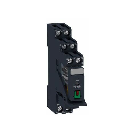 Relais d'interface 24V c.c., 2 RT, montage Rail DIN, série RXG ( Prix ...