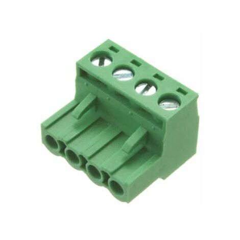Bornier pour CI RS PRO 4 contacts 1 rangée(s) pas de 5.08mm ( Prix pour 1 )