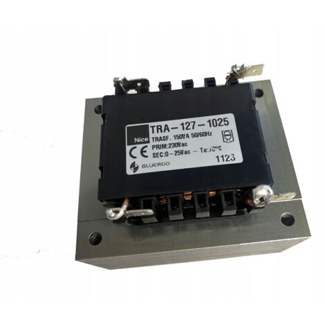 Schöner Ersatztransformator 230 V/25 V 150 VA TRA127.1025 für Robus 600 ...