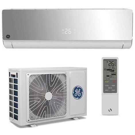 Wandmontierte Single-Split-Inverter-Klimaanlage 9000 BTU, weiße Farbe A++/A+ General Electric Ge ...
