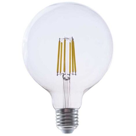 V-TAC VT-2344 Led Birne 4W E27 3000k Kugellampe Glühlampe G125 Klarglas ...