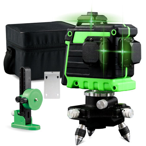 AIDUCHO Niveaux Laser Geevorks Niveau Laser Vert 360° 3d 12 Lignes ...