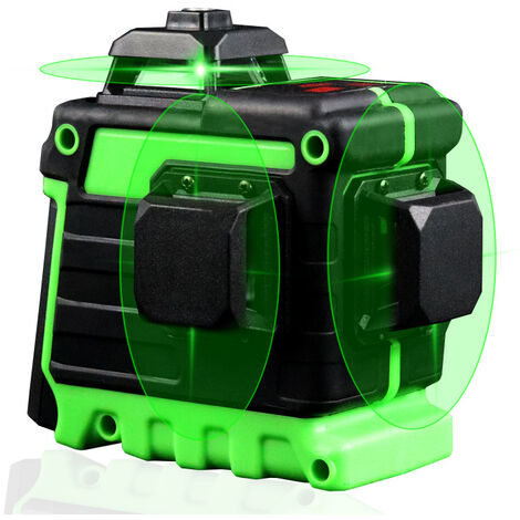 AIDUCHO Niveaux Laser Geevorks Niveau Laser Vert 360° 3d 12 Lignes ...