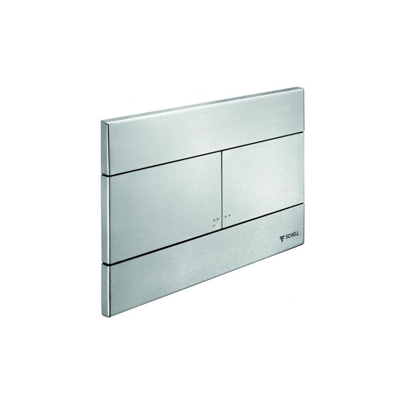 SCHELL Plaque de commande WC inoxydable PLACE