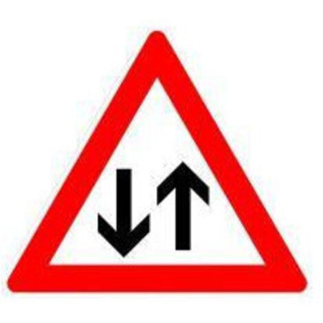 Panneau VKZ.125 Triangle 900mm circulation en sens inverse Label de ...