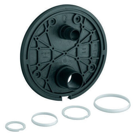 Plaque de montage GROHE 49080 pour Thermostat-Kit de garnitures chromé