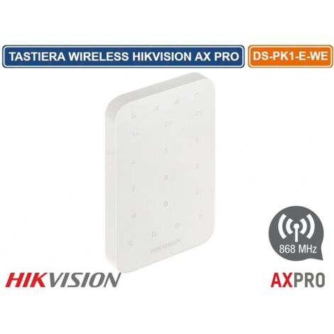 Hikvision Alarm Wireless LED keypad Allarme 868MHz DS-PK1-E-WE