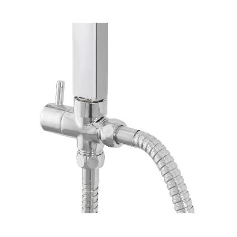 DEVIATORE COLONNE DOCCIA OTTONE CROMATO