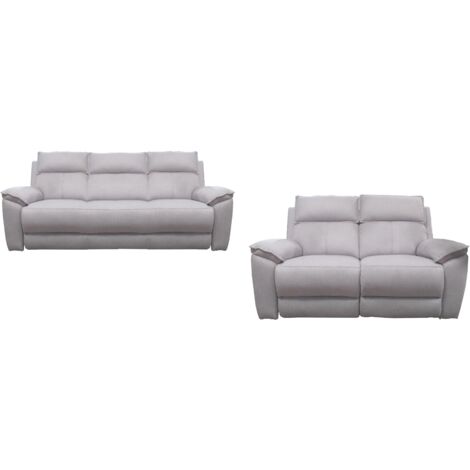 SET DIVANI RECLINER JASON SMALL 3+2 GHIACCIO.