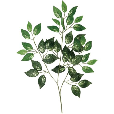 RAMOSCELLO DECORATIVO CON FOGLIE 58CM