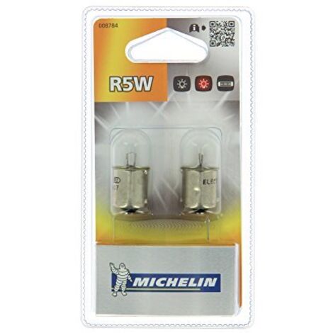 SET 2 LAMPADINE AUTO R5W 12V MICHELIN