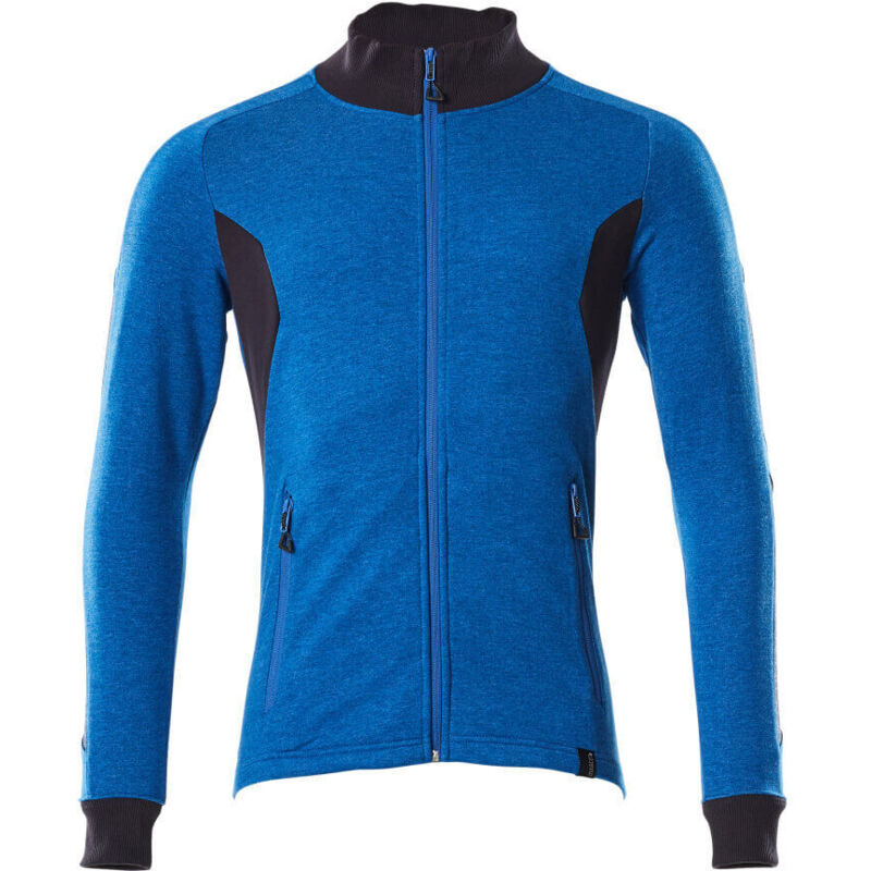 MASCOT Accelerate Sweat-Shirt mit RV Gr.L azurblau/schwarzblau 18484-962