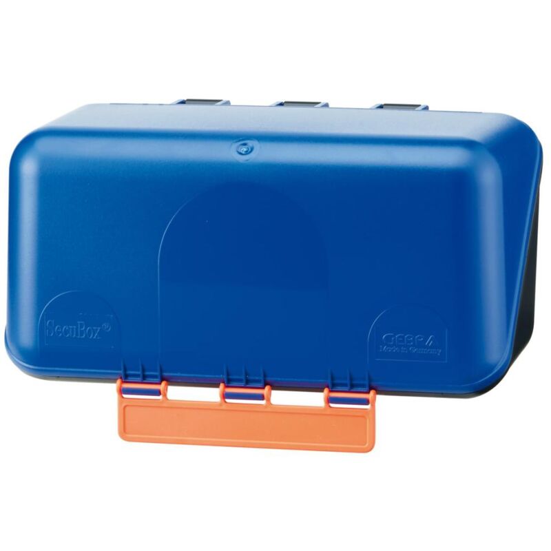 GEBRA Aufb.Box SECU Mini ohne Gebotszeichen blau