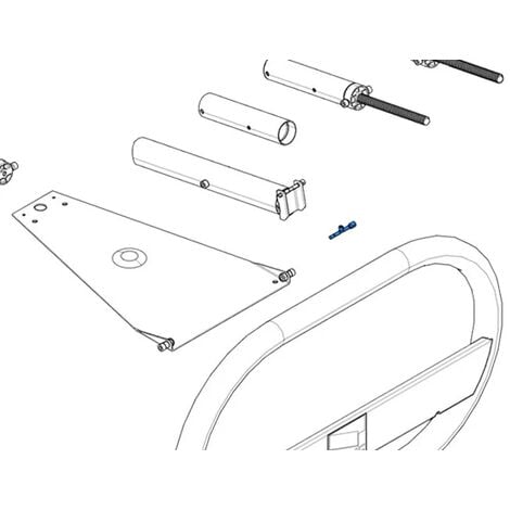 came pièce détachée pivot sécurité unipark 5 pièces 88003-0113