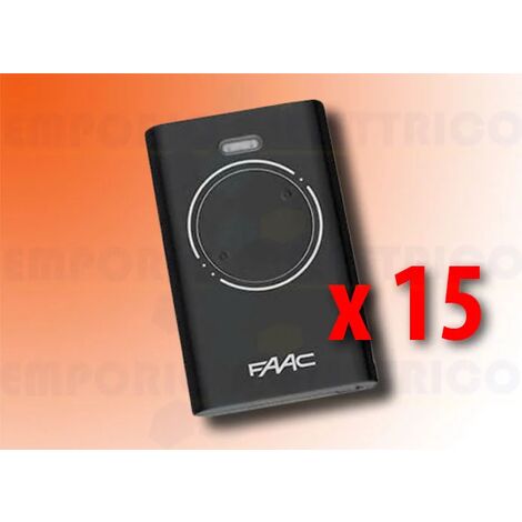 faac 15 x télécommande 2 canaux xt2 433 slh lr 7870071