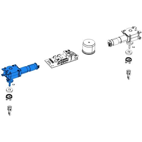 Groupe moteur gauche Came 119RID393 Volare pièce de rechange fiable ...