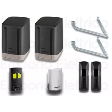 beninca kit d'automatisation à bras articulé pour portails battants 24V 959007002 ksam plus
