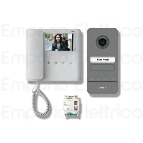 came bpt kit de vidéophone unifamilial x1 kit vidéo agt + lhs 8k40cf-030