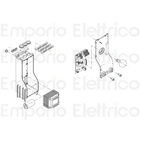 Boîtier armoire de commande Beninca anti-infiltration Zed 9686103 ...