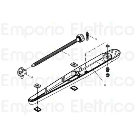 Support et escargot Beninca BOB2124.DA de rechange pour motorisation ...