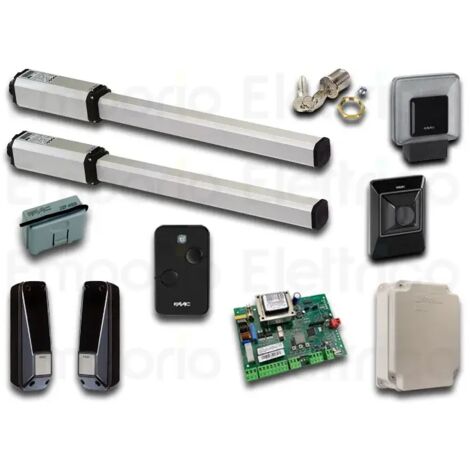 faac kit motorisation 230v ac leader kit green 105633445fr