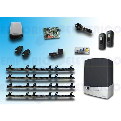 came connect kit automatisme 801ms-0180 + 4 mt crémaillère nyl ...