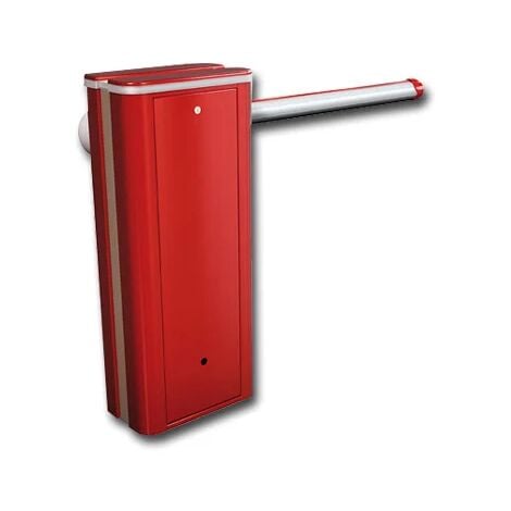 faac kit barrière automatique 24v avec capot rouge 104680 hybrid b680h kit r