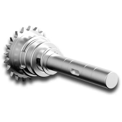 fadini pignon simple 1/2" z20 avec arbre et roulement à billes 2056l