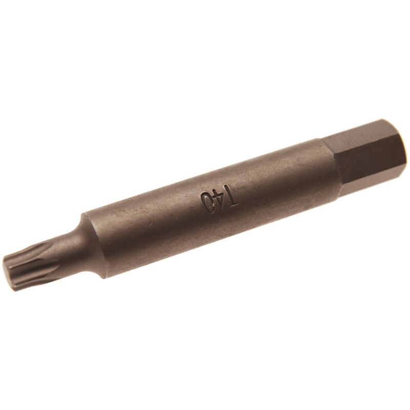 Punta longitud 75 mm entrada 10 mm (3/8") perfil en T (para Torx) T40
