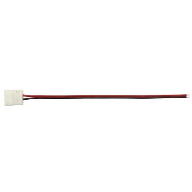 CABLE CON 1 CONECTOR PUSH PARA TIRAS LED FLEXIBLES - 1 COLOR - 10 mm