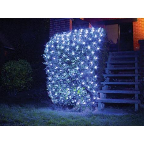 SPIKA LED - 2 x 2 m - 144 LEDs - color blanco - cable negro - 36 V