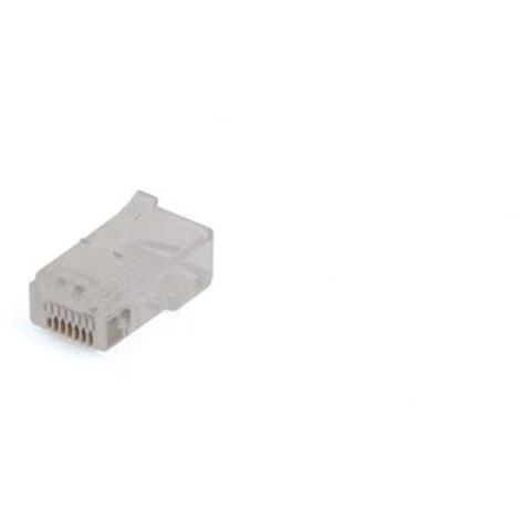 CONECTOR MODULAR RJ45 8P8C PARA CABLES REDONDOS