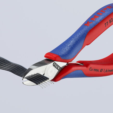 KNIPEX 77 82 130 Alicates de corte diagonal para electrónica con ...