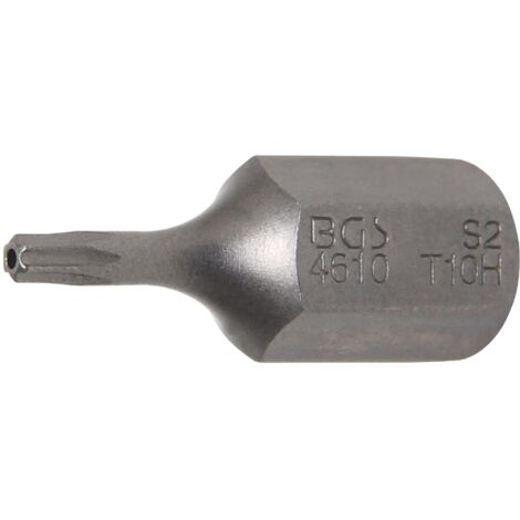 Punta longitud 30 mm entrada 10 mm (3/8") perfil en T (para Torx) con ...