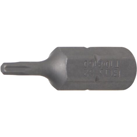 Punta longitud 30 mm entrada 8 mm (5/16") perfil en T (para Torx) T10