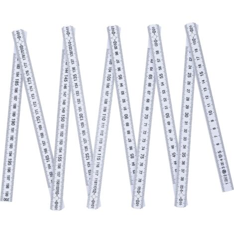Regla plegable 10 tramos 2 m