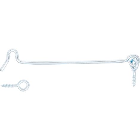 Gancho y alcayata cerrada para cierre 4,0 x 160 mm