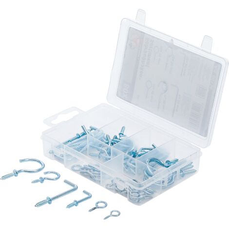 Surtido de alcayatas 80 piezas