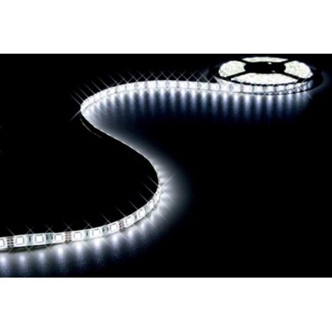 TIRA LED FLEXIBLE - COLOR BLANCO FRÍO - 300 LEDs - 5 m - 12 V