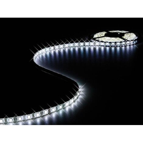 TIRA LED FLEXIBLE - COLOR BLANCO FRÍO - 300 LEDs - 5 m - 24 V