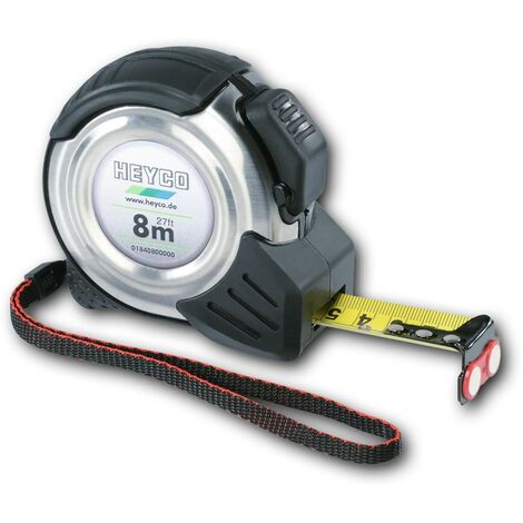 FLEXOMETRO PROFESIONAL 8 M CON CLIP