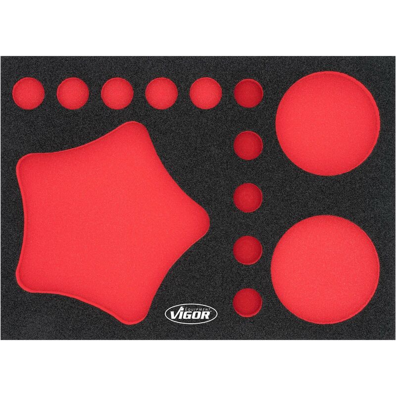 Soft foam insert ∙ empty ∙ V7270-L ∙ L x W x H: 393 mm x 282 mm x 35 mm