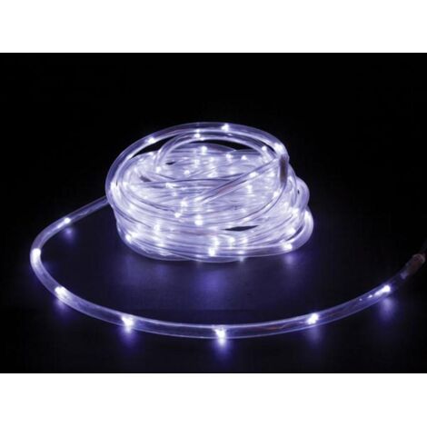 Microlight LED - 6 m - 120 lampade bianche - filo trasparente - 12V