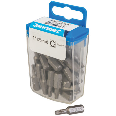 Punte da cacciavite Trx Cr-V 6150 30 p.zi T20