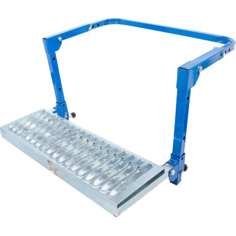 Gradino pieghevole per gommisti regolabile per piccoli furgoni e ...