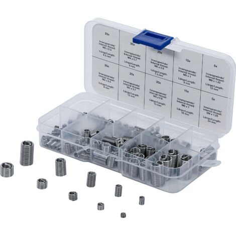 Gamma di inserti per la riparazione dei filetti acciaio inox 150 pz.