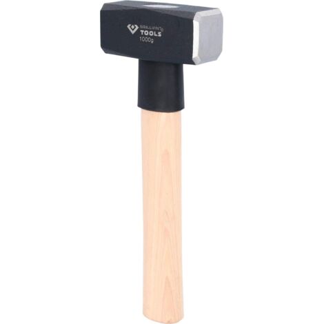 BRILLIANT TOOLS BT075100 Mazzetta con manico hickory, 1000 g [Powered ...
