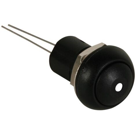 MINI INTERRUTTORE A PULSANTE CON LED BIANCO 1P SPST OFF-ON