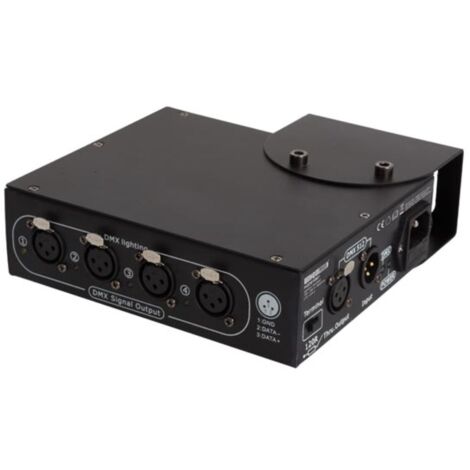 SPLITTER DMX A 4 VIE IN CUSTODIA COMPATTA